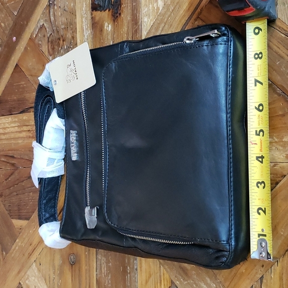 Estalon | Bags | Estalon Leather Black Crossbag | Poshmark
